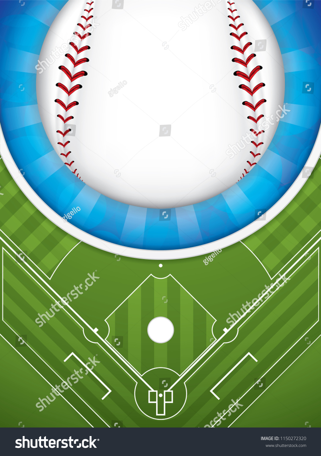 Baseball Brochure Vector Illustration Stock Vector (Royalty Free ...