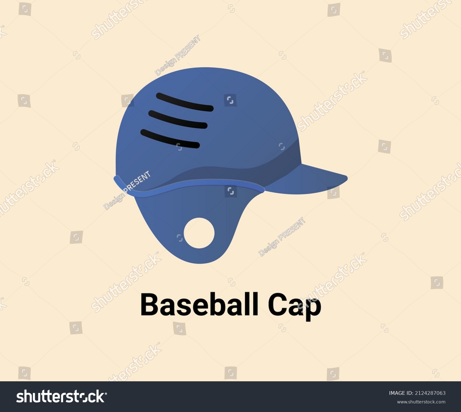 Baseball Cap Illustration Set Cap Vector Stock Vector (Royalty Free ...