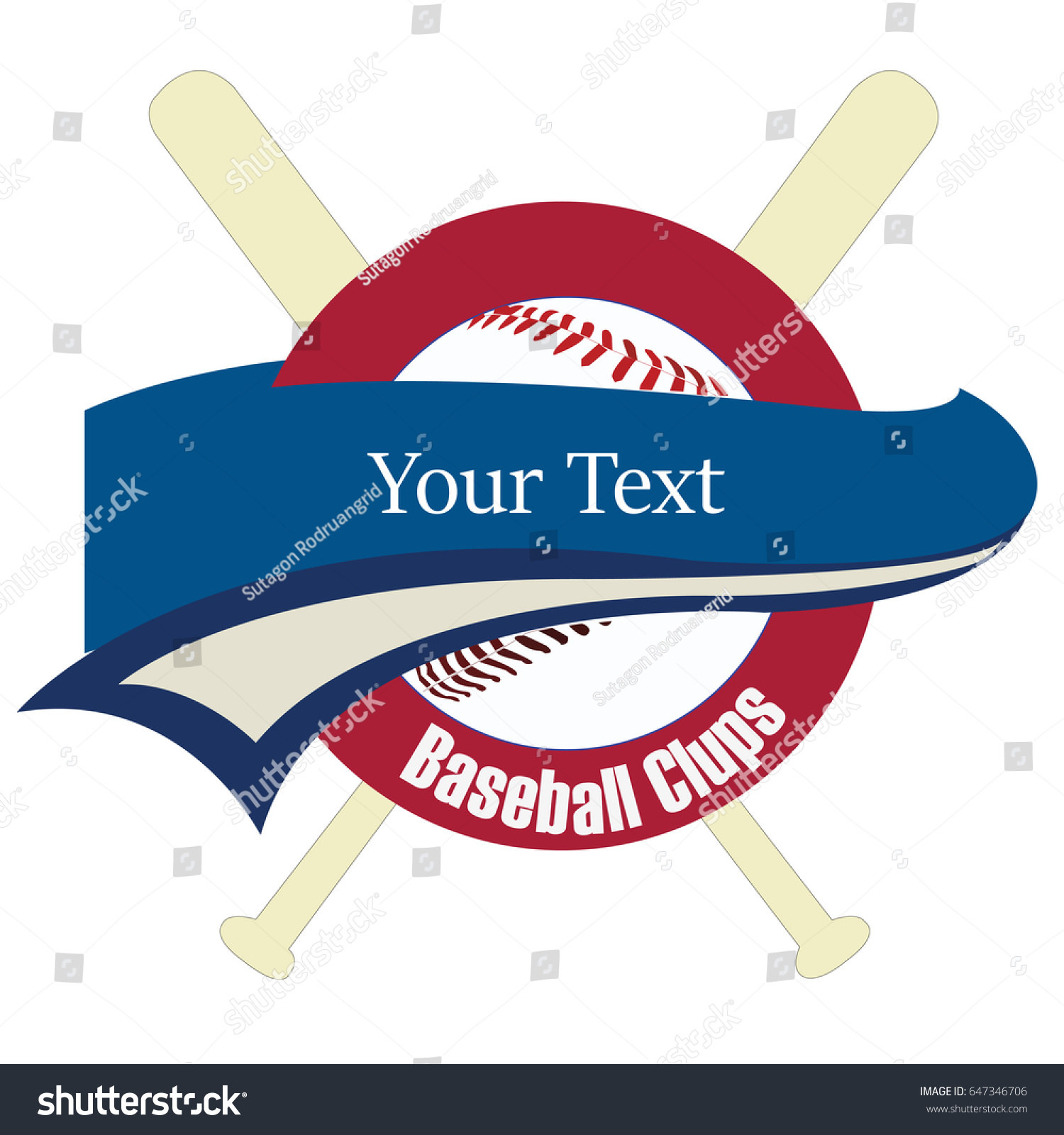 Baseball Clubs Logo Vector: เวกเตอร์สต็อก (ปลอดค่าลิขสิทธิ์) 647346706 ...
