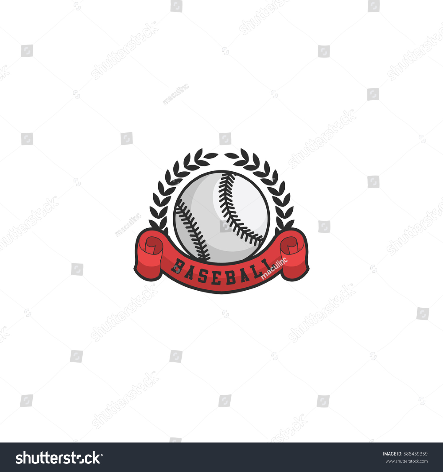 Baseball Emblem International Logo Vector: เวกเตอร์สต็อก (ปลอดค่า ...