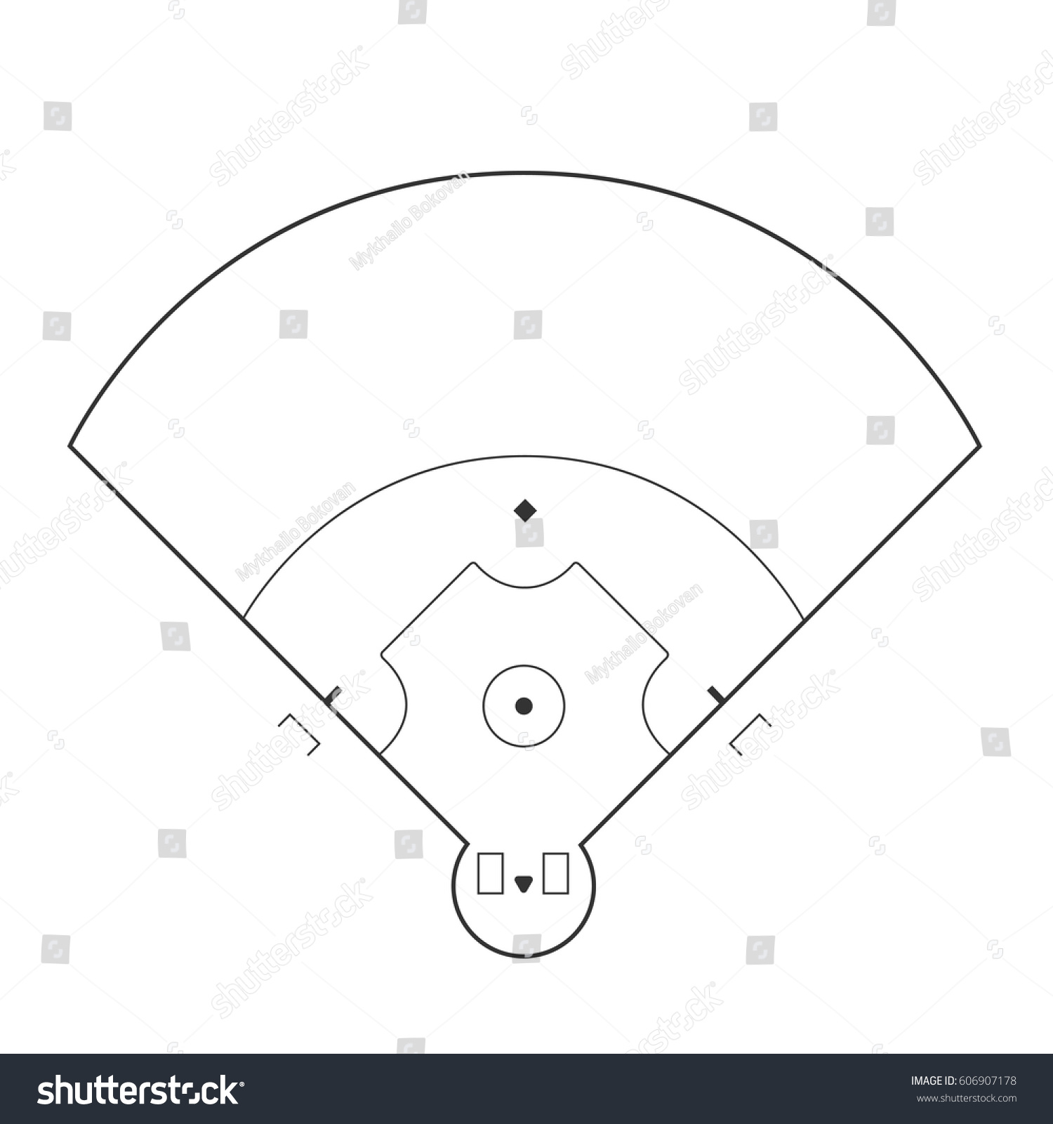 440 Baseball field positions Images, Stock Photos & Vectors | Shutterstock