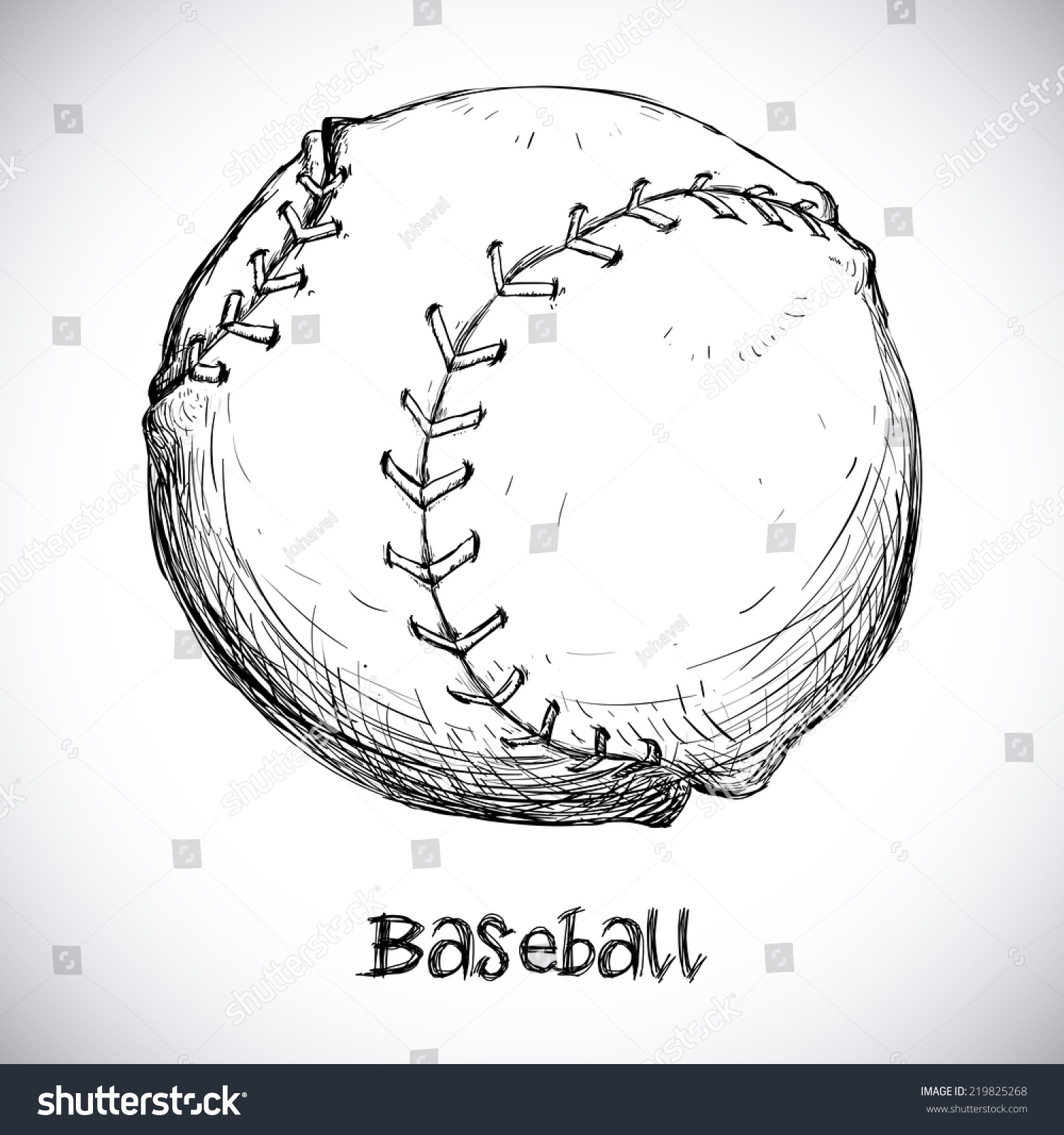 Baseball Graphic Design Vector Illustration Stock Vector (Royalty Free ...