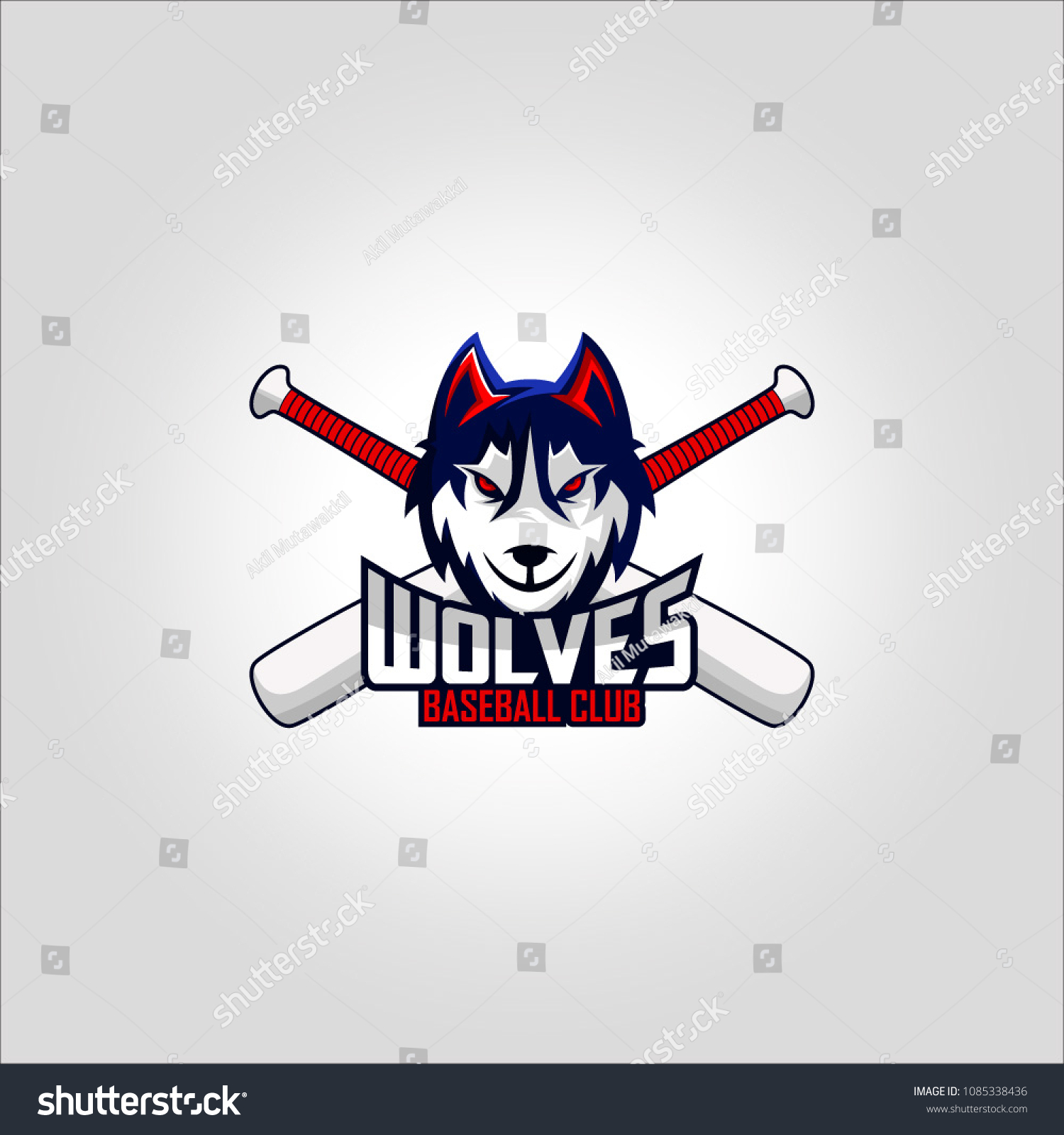 Baseball Logo Concept Stock Vector (Royalty Free) 1085338436