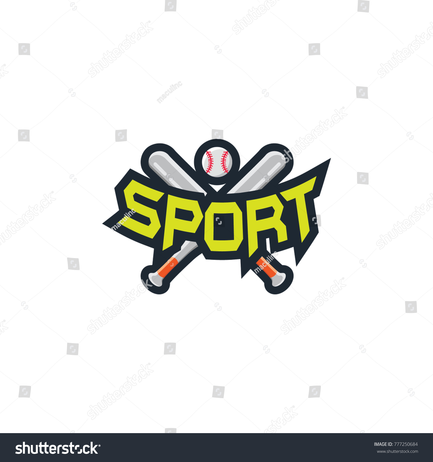 Baseball Logo Sport Team Vector Stock Vector (Royalty Free) 777250684 ...