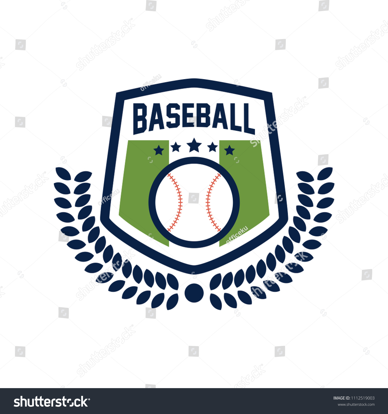 Baseball Tournament Professional Logo: vector de stock (libre de ...