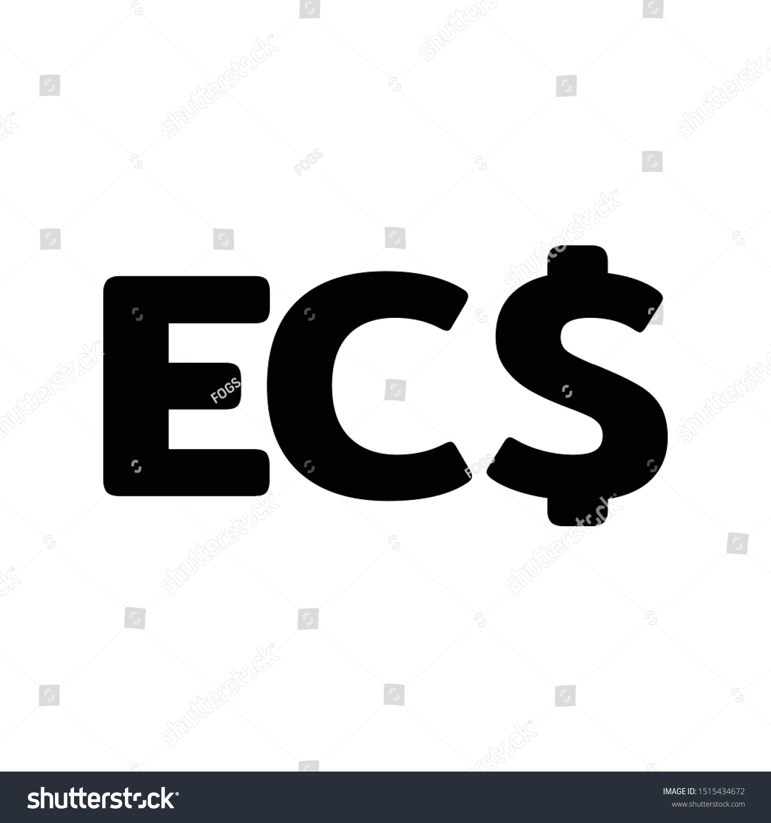 Basic Currency Icon Symbols Sign Eastern Stock Vector (Royalty Free ...