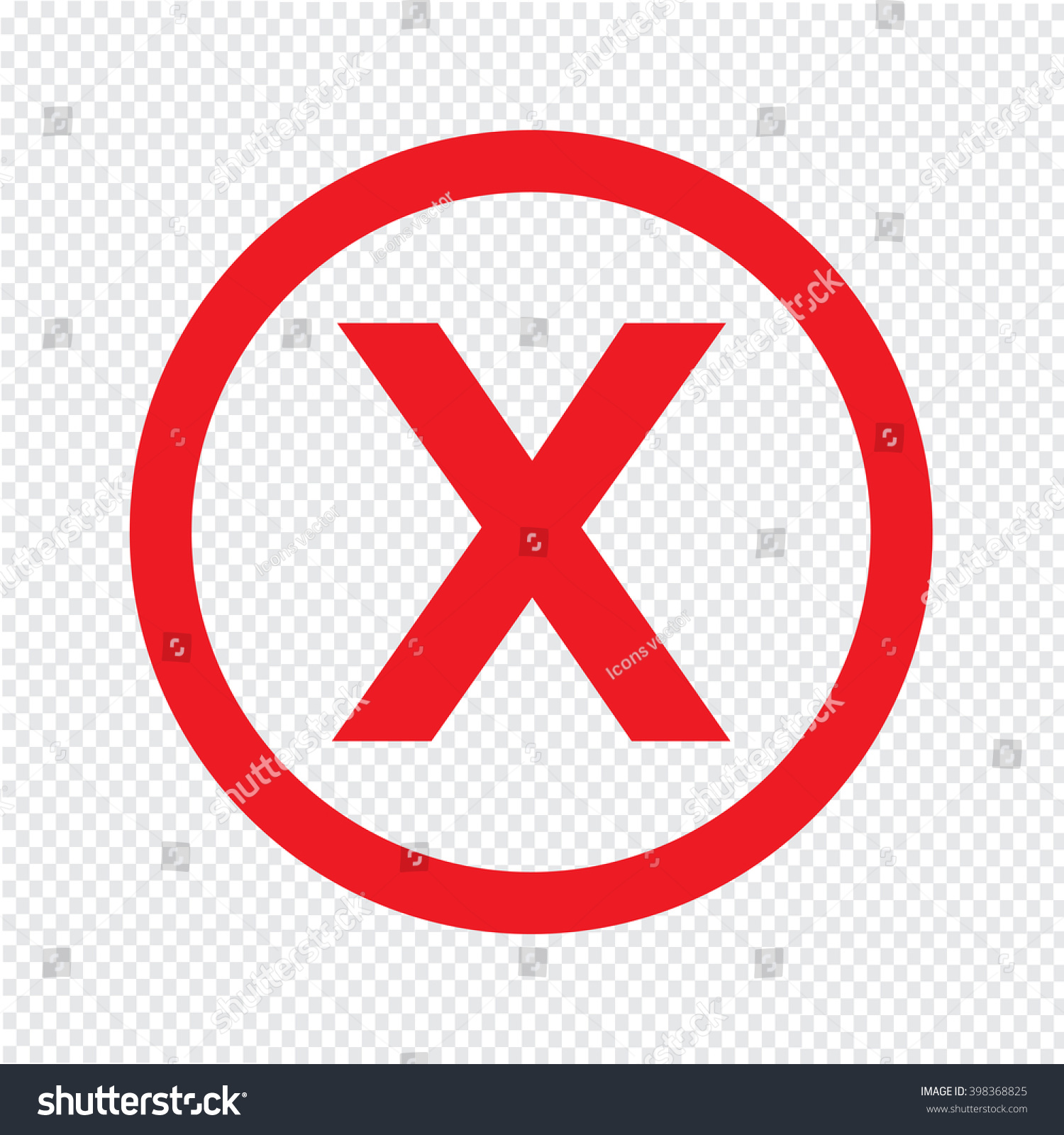 Basic Font Letter X Icon Illustration Stock Vector 398368825 - Shutterstock