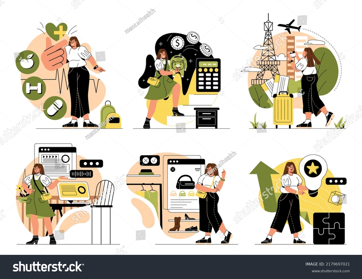 Basic Human Needs Psychological Need Self Stock Vector (Royalty Free ...