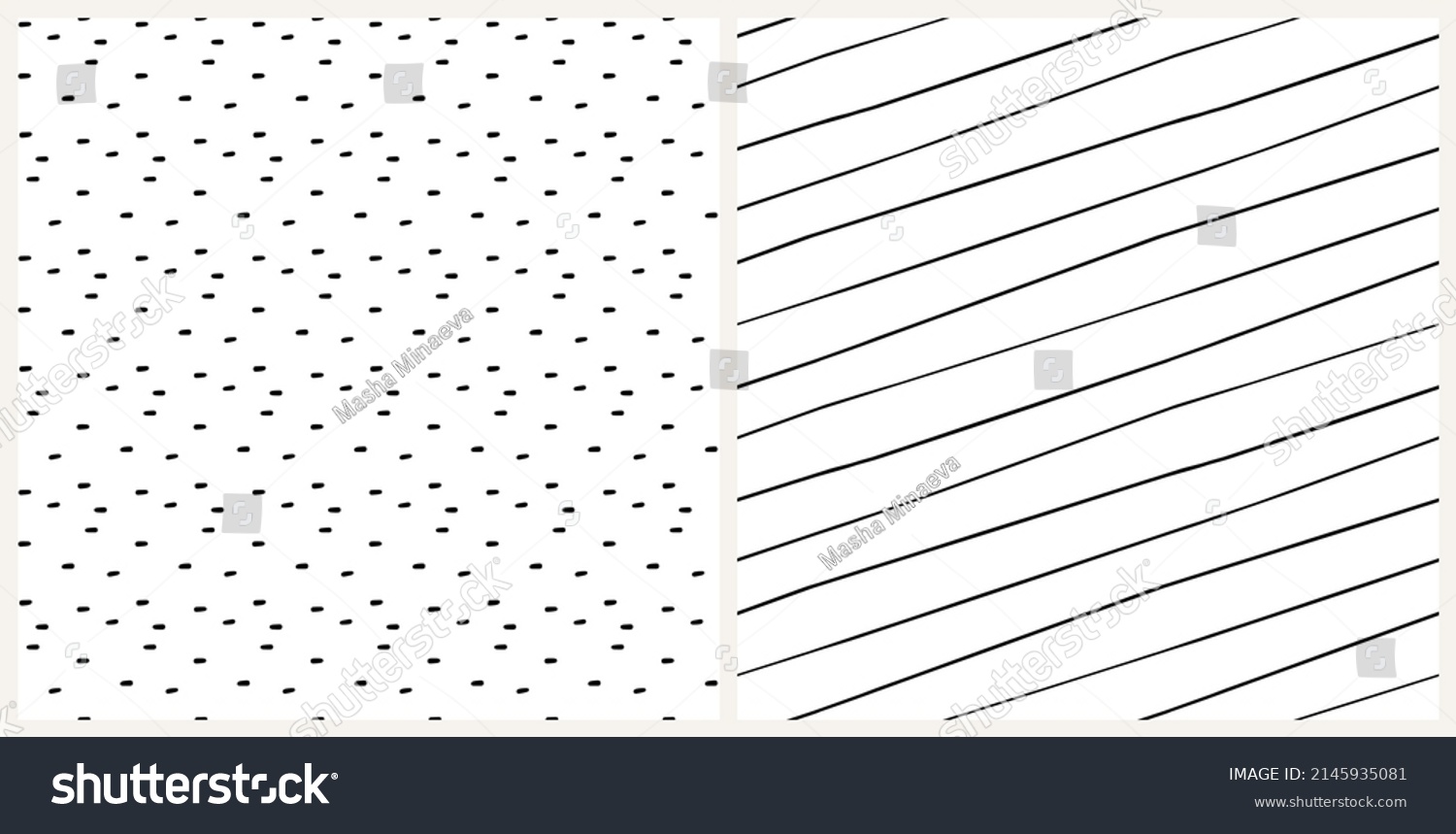 Basic Spot Diagonal Line Scandi Seamless Stock Vector (Royalty Free ...