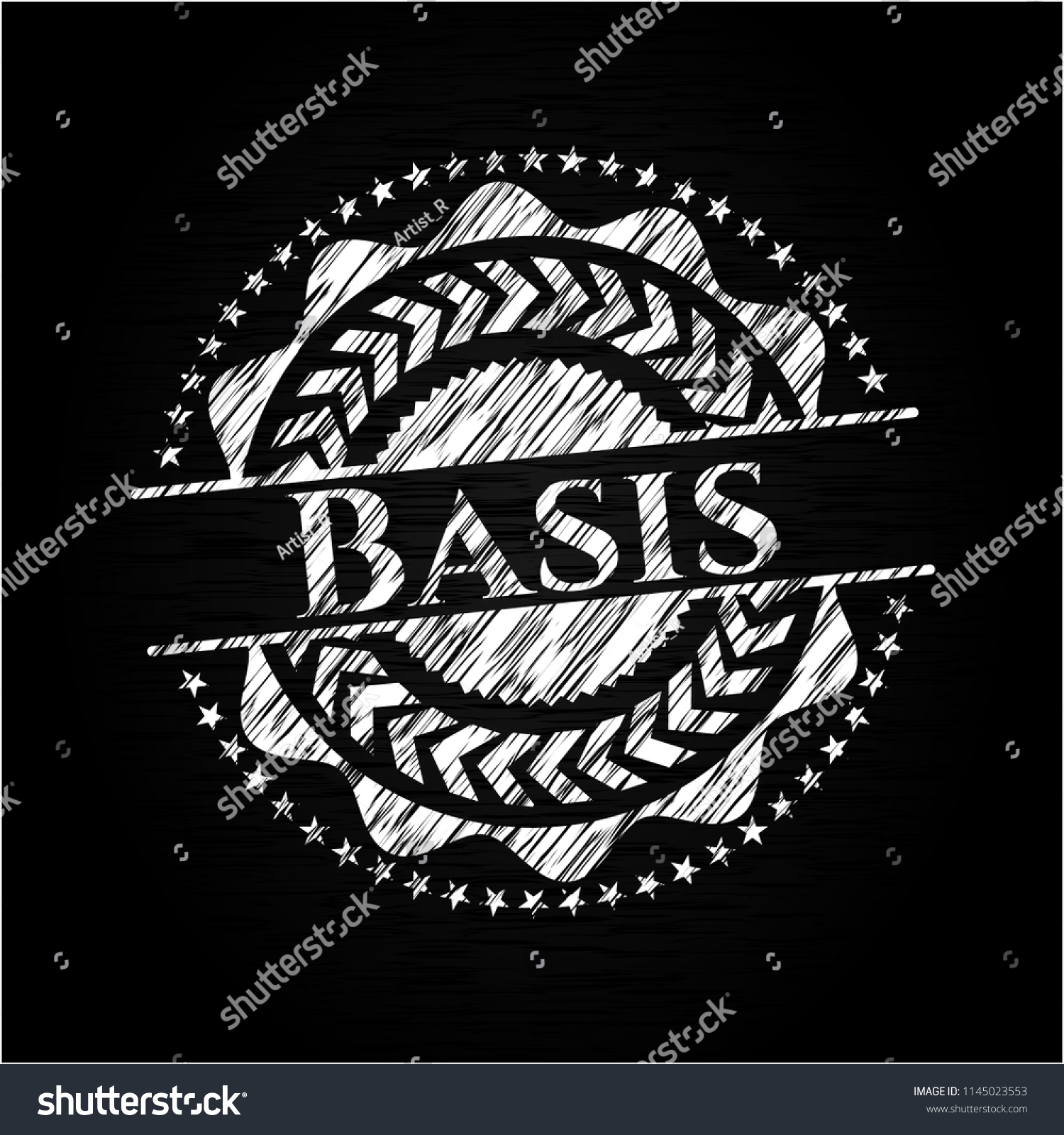 Basis Chalkboard Texture: vector de stock (libre de regalías ...