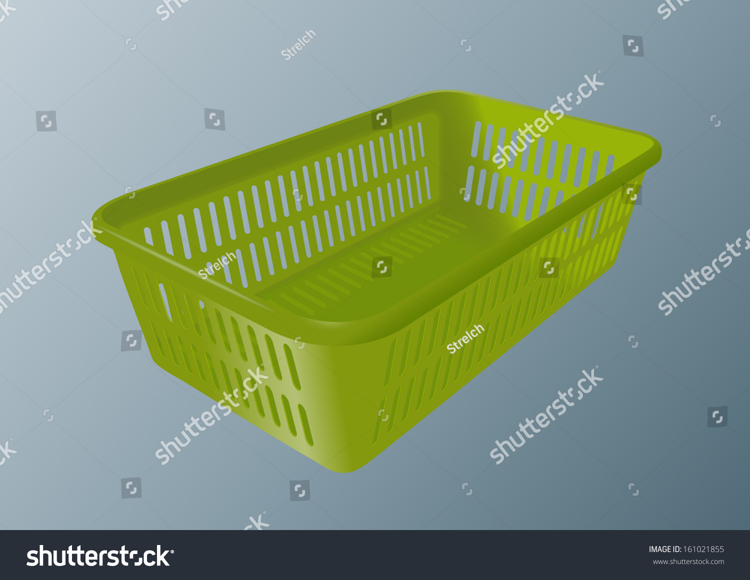 Basket Objects Food Vegetables Fruit Icon Stock Vector (Royalty Free ...