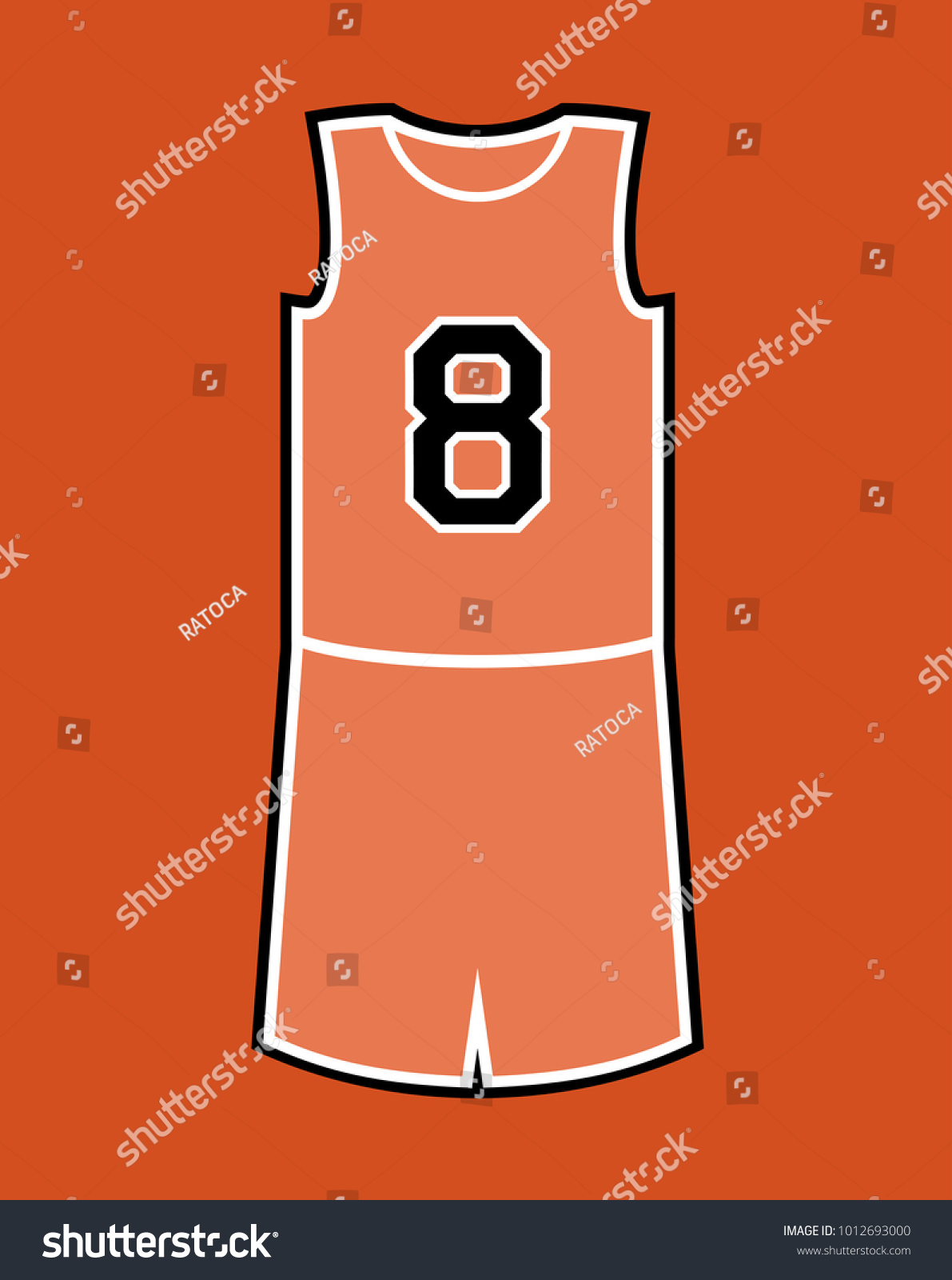 Basket Uniform Illustration Stock Vector (Royalty Free) 1012693000 ...