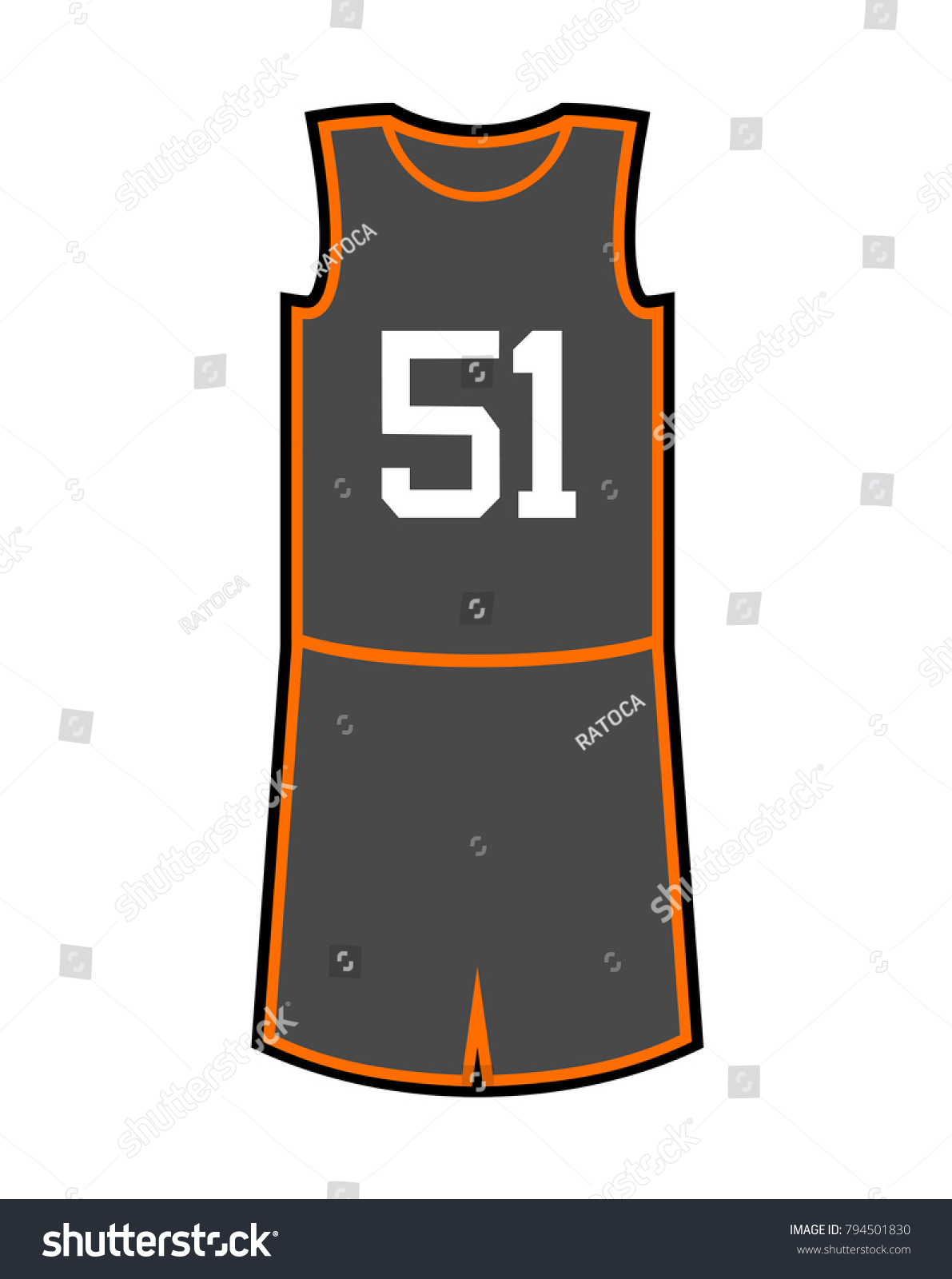 Basket Uniform Illustration Stock Vector (Royalty Free) 794501830 ...