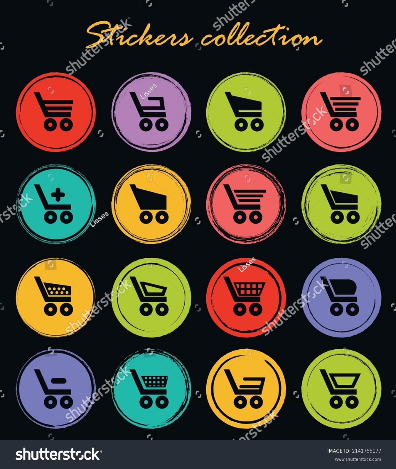 Basket Vector Icons User Interface Design Stock Vector (Royalty Free ...