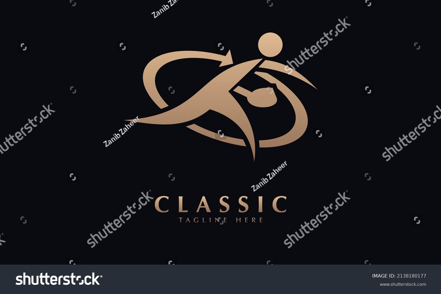 Basketball Abstract Monogram Logo Template Stock Vector (Royalty Free ...