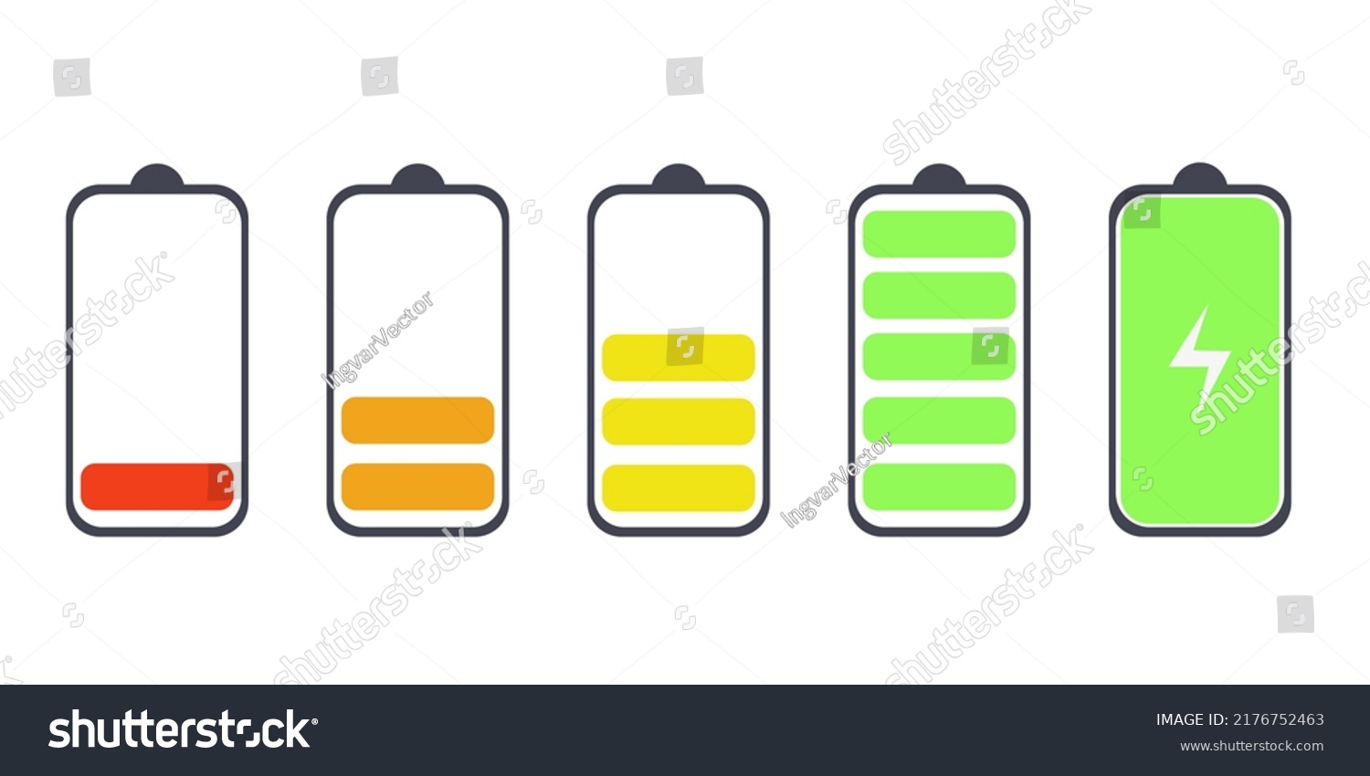 Battery Charging Concept Vector Illustration Stock Vector (Royalty Free ...