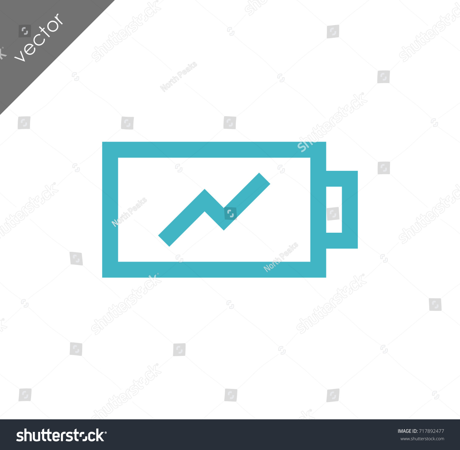 Battery Charging Status Icon Stock Vector (Royalty Free) 717892477 ...