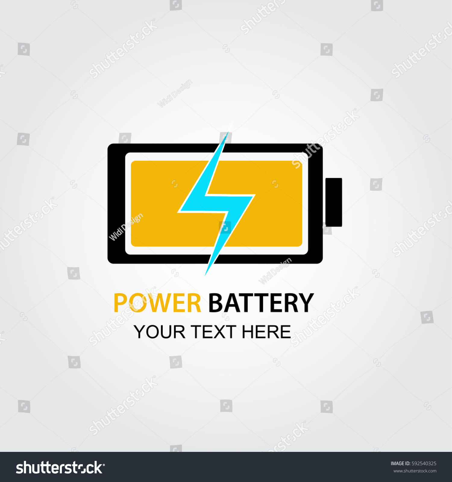 Battery Electric Abstract Logo Stock Vector 592540325 - Shutterstock