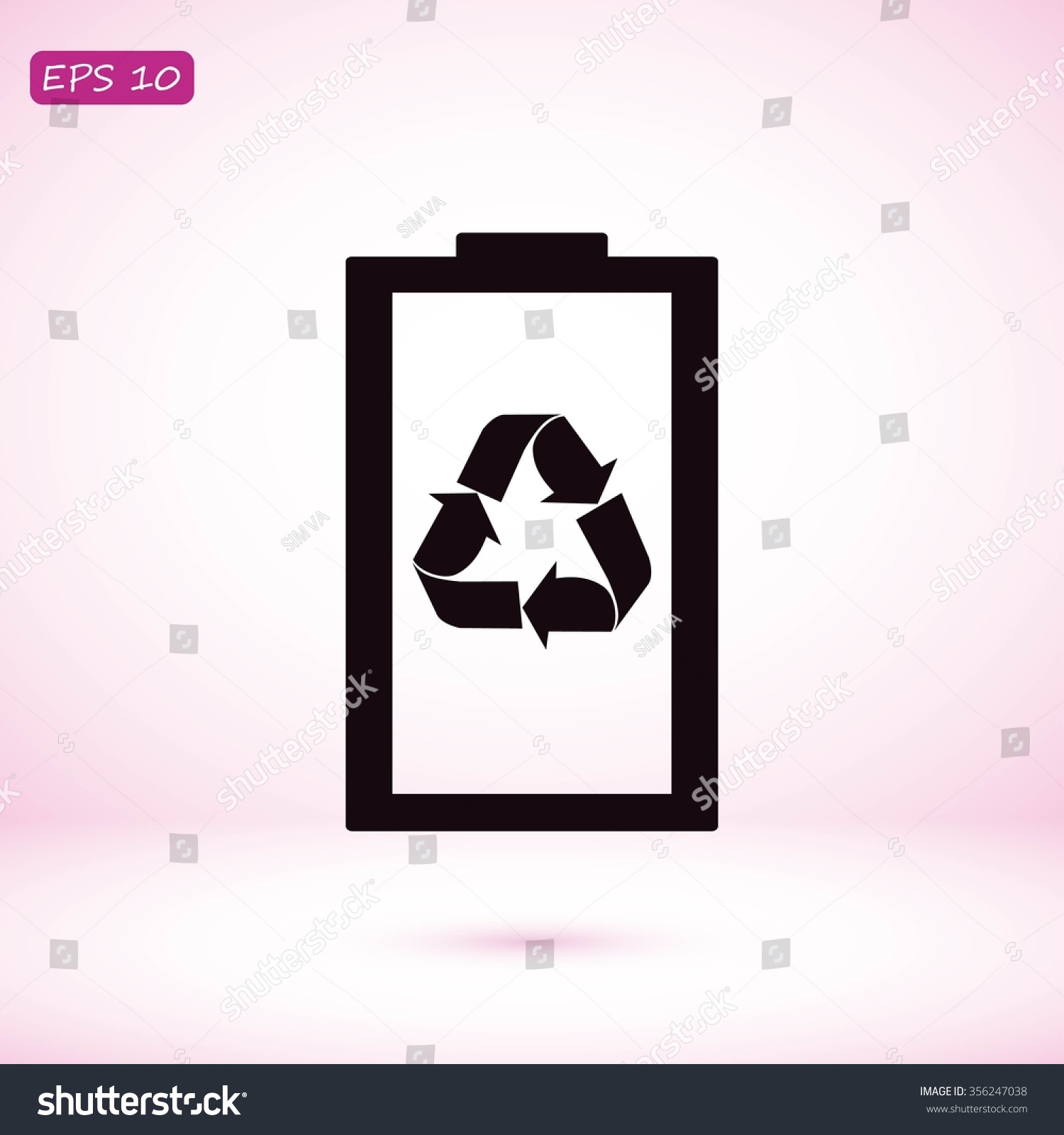 Battery Load Icon Stock Vector (Royalty Free) 356247038