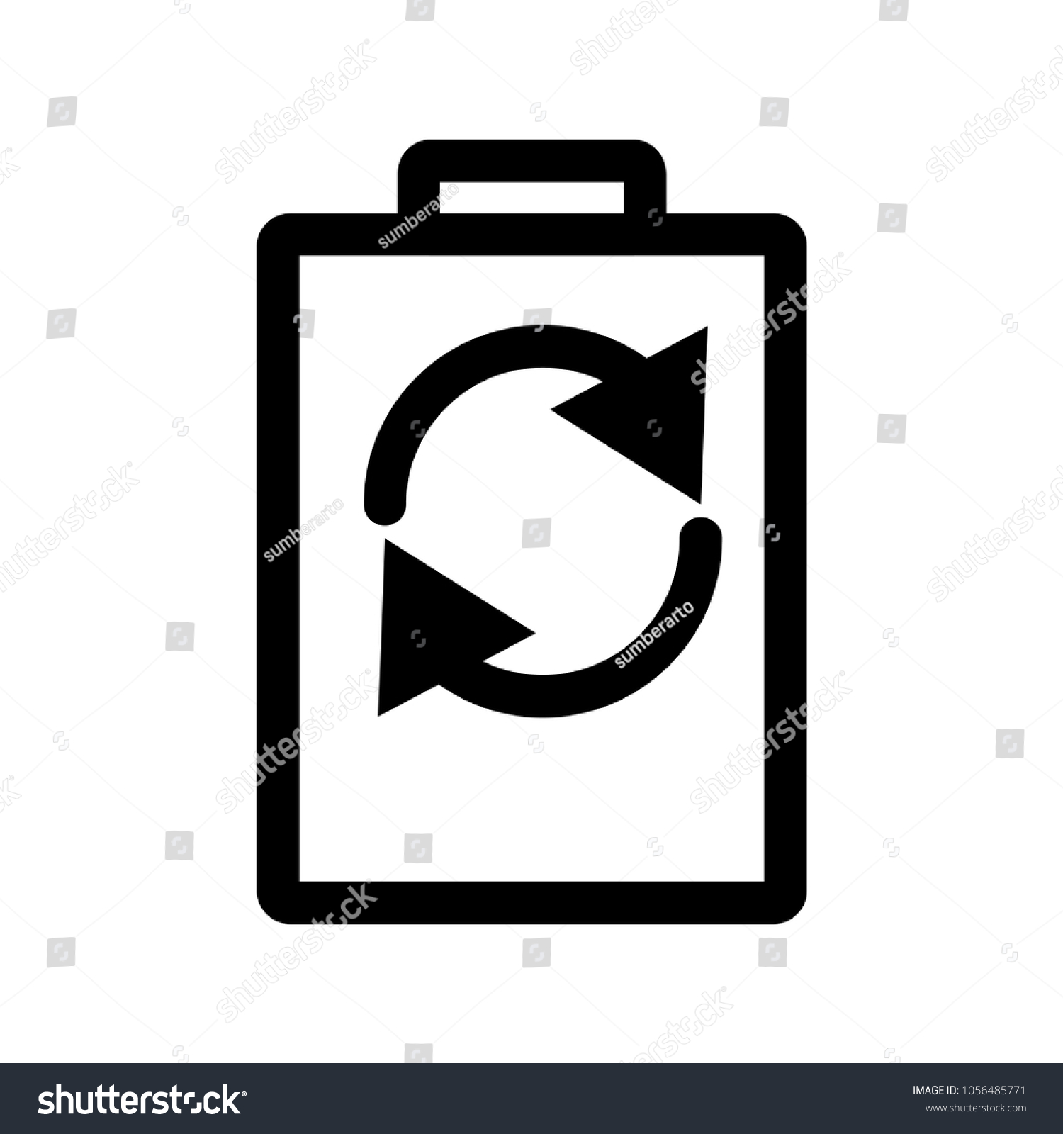 Battery Vector Line Art Template Stock Vector (Royalty Free) 1056485771 ...