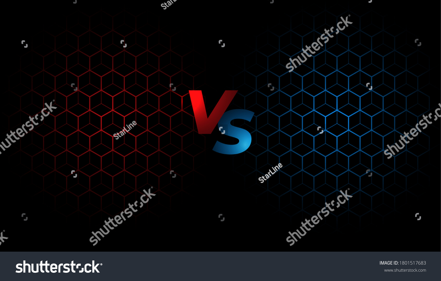 Vektor Stok Battle Screen Versus Vs Background Template (Tanpa Royalti ...