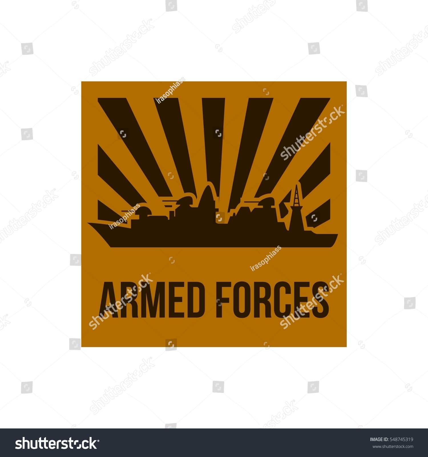 Battle Ship Logo Design Template Stock Vector (Royalty Free) 548745319 ...