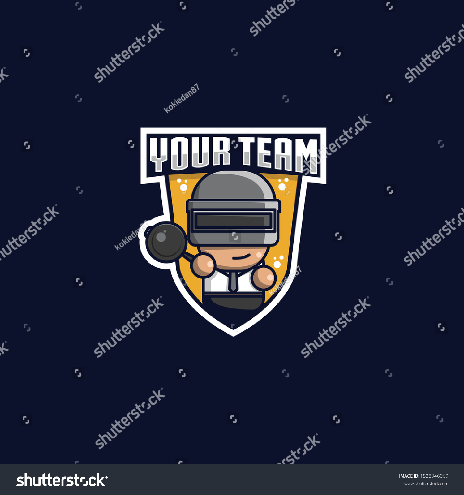 Battleground Gaming Logo Design Vector Stock Vector (Royalty Free ...