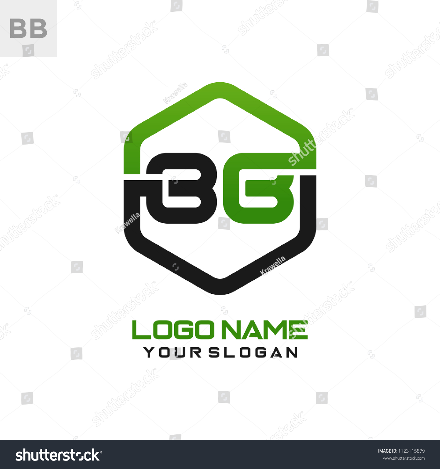 Bb Logo Letter Initial Abstract Polygonal Stock Vector (Royalty Free ...