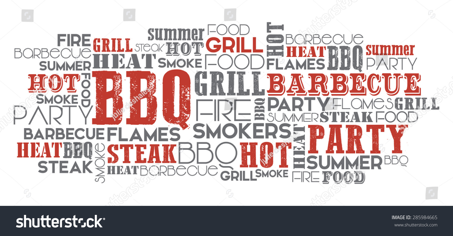 Bbq Related Word Cloud Vector Stock Vector (Royalty Free) 285984665 ...