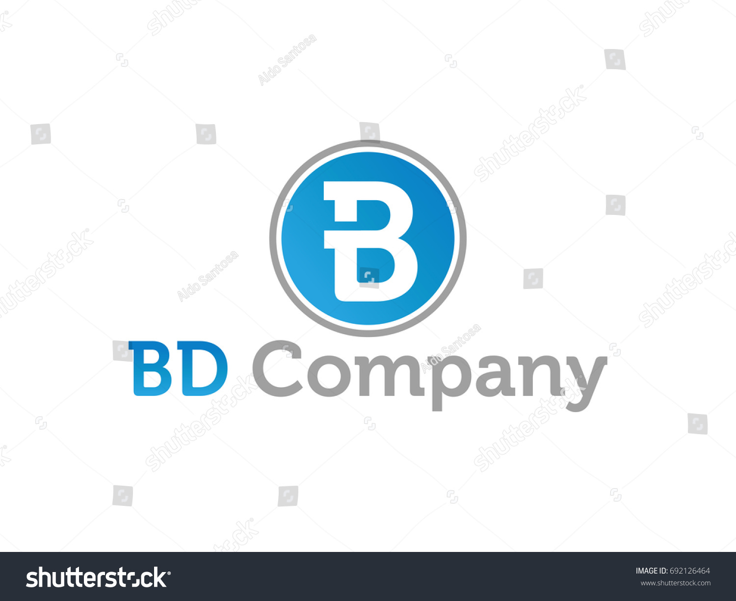 Bd Letter Icon Stock Vector (Royalty Free) 692126464 | Shutterstock
