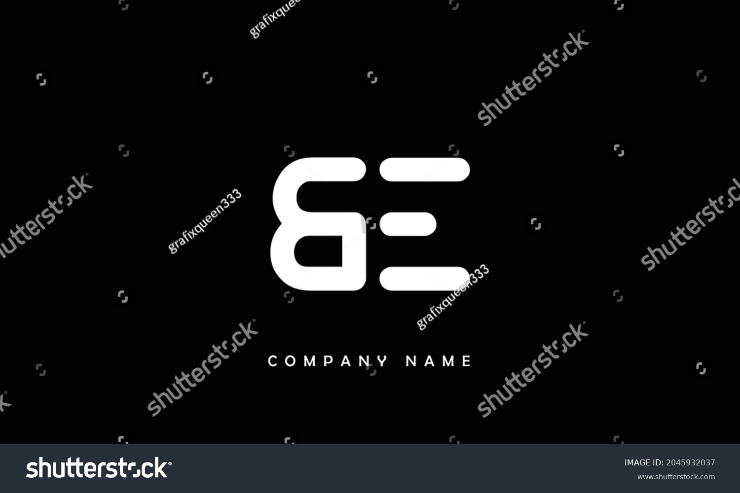 Be Eb Alphabets Letters Logo Monogram Stock Vector (Royalty Free ...
