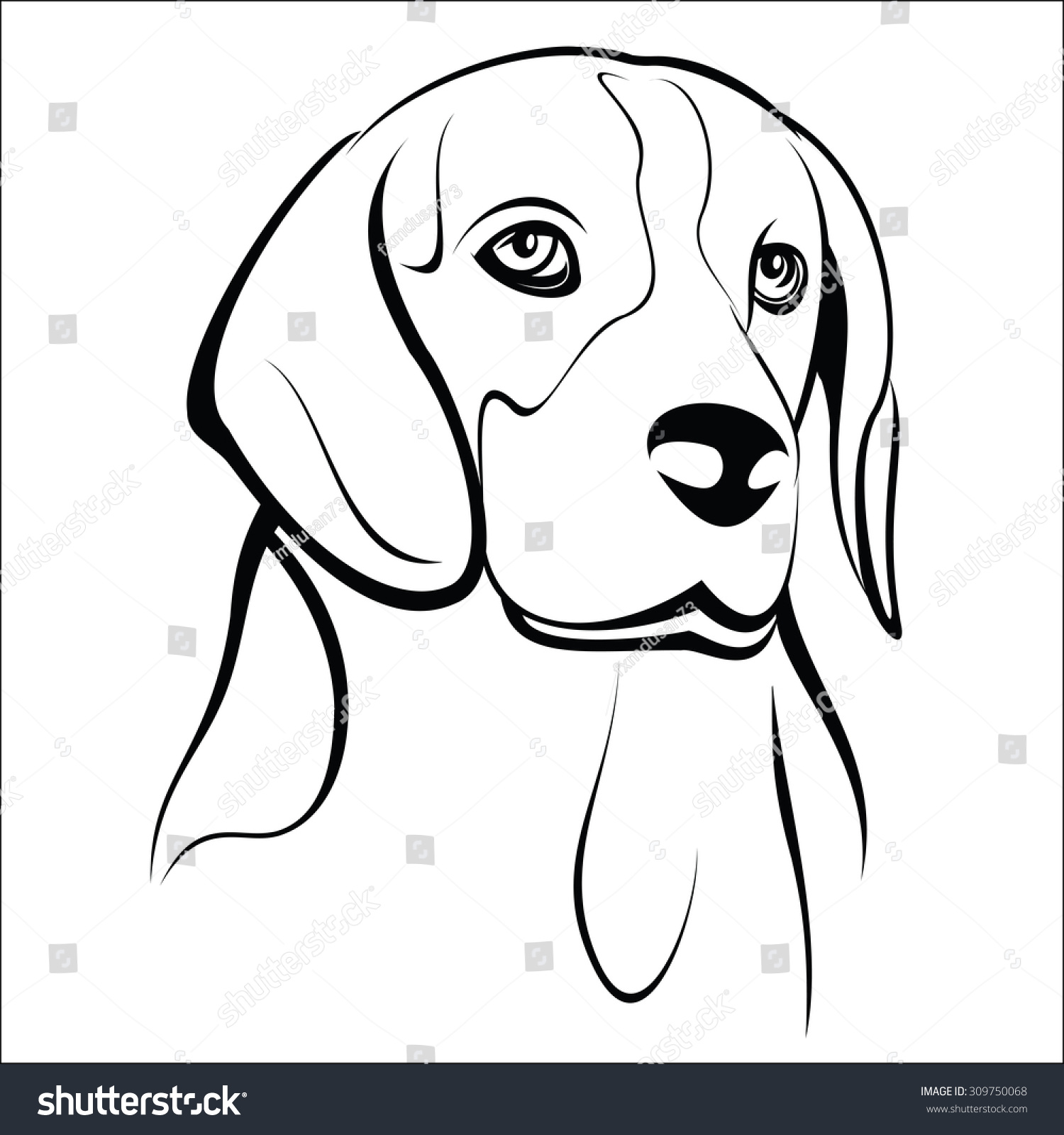 16,957 Black white beagle Images, Stock Photos & Vectors | Shutterstock