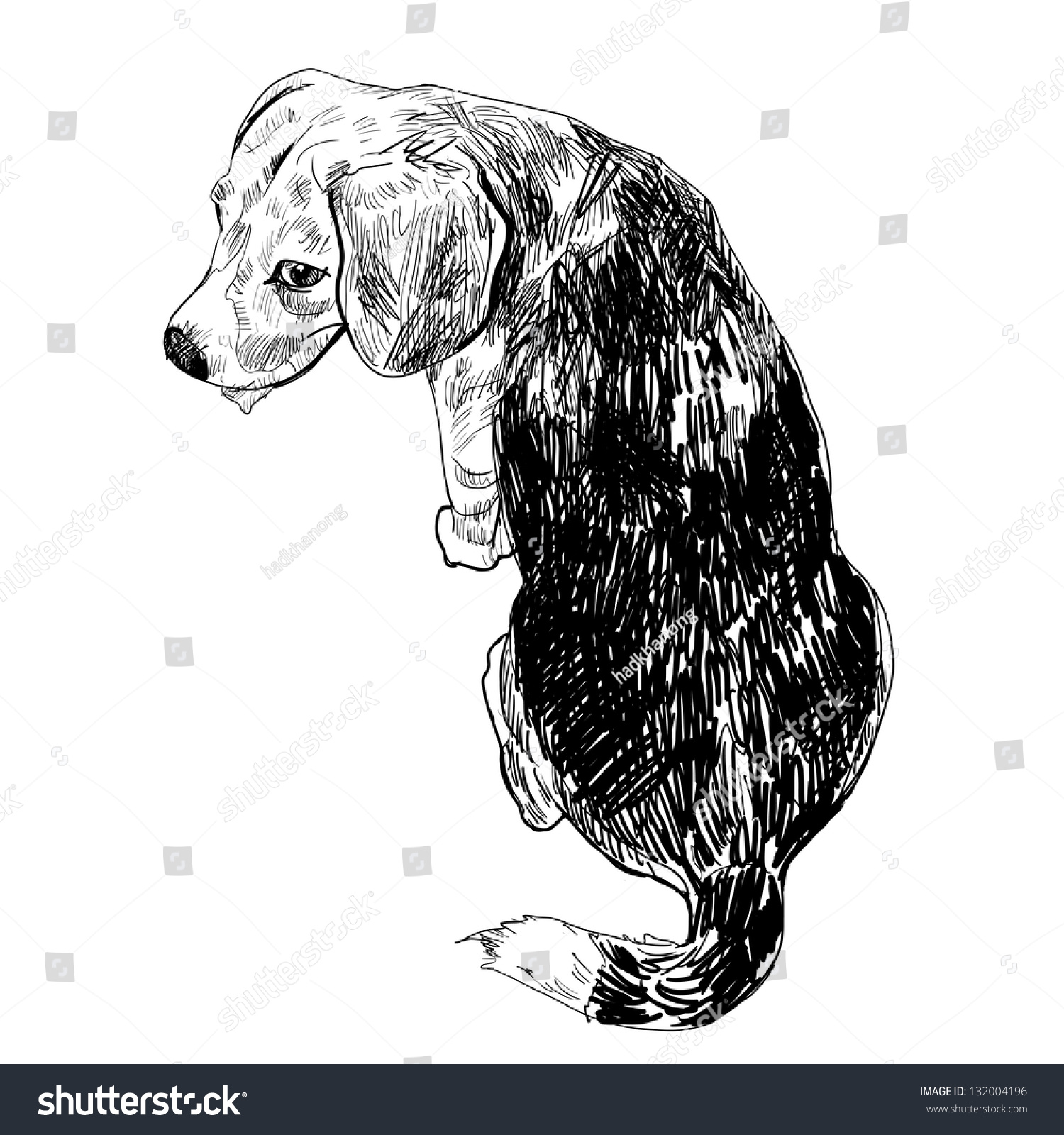 2,663 Back of dog drawing Images, Stock Photos & Vectors | Shutterstock