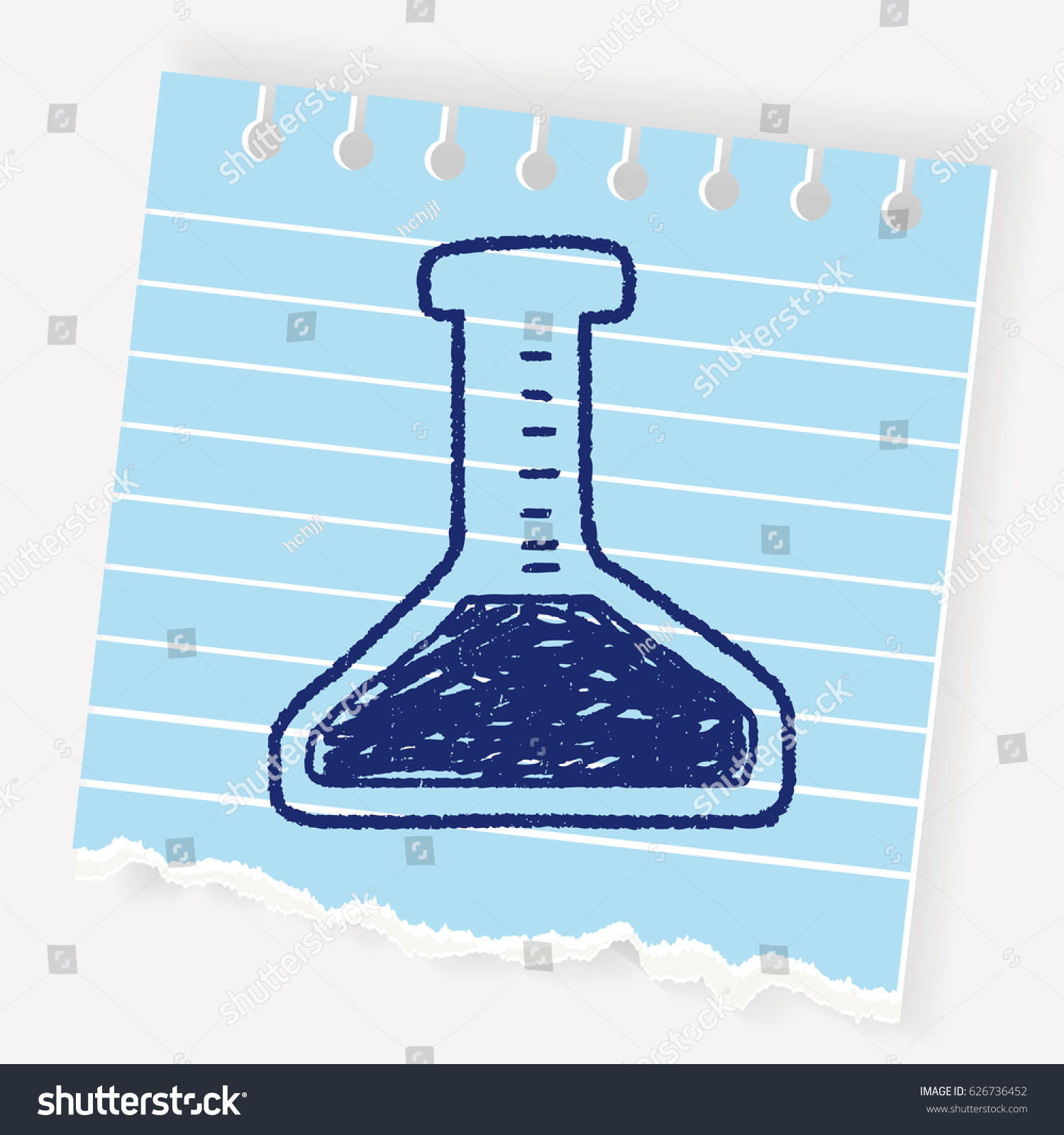 Beaker Doodle Stock Vector (Royalty Free) 626736452 | Shutterstock