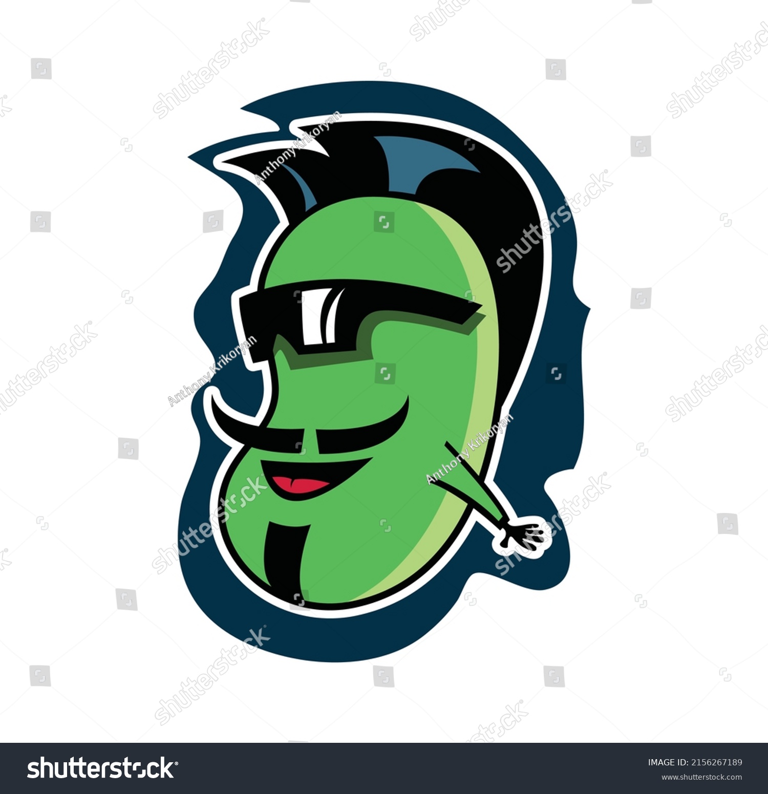 Bean Character Artwork Vector Art Stock Vector (Royalty Free ...