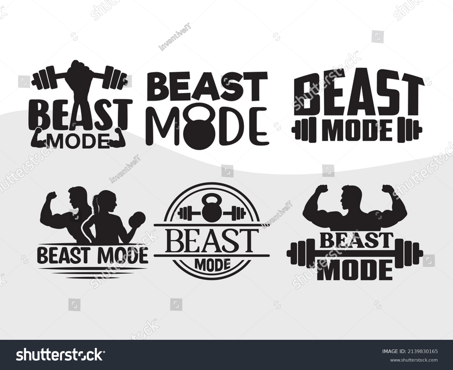 Beast Mode Printable Vector Illustration Stock Vector (Royalty Free ...