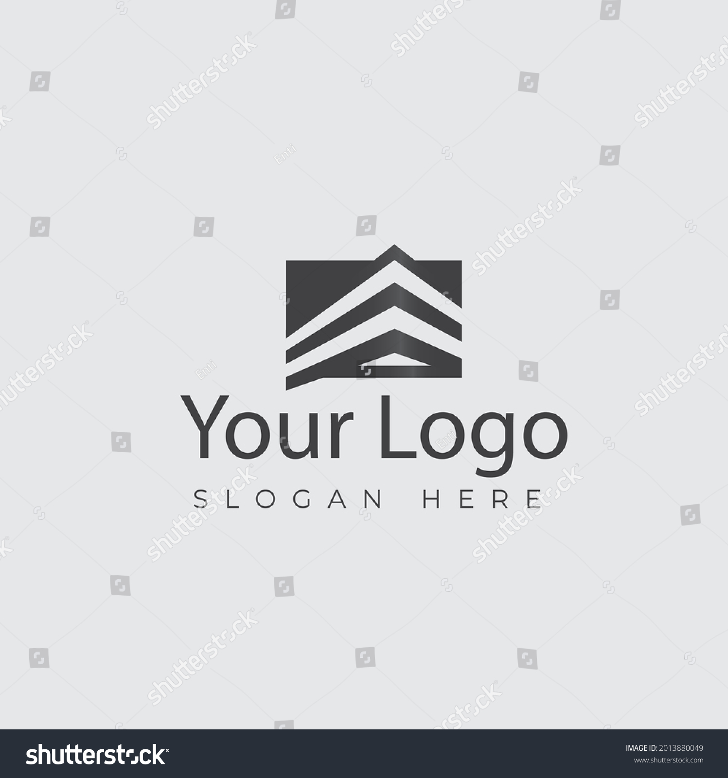 Beautiful Letter Construction Logo Vector Design Stock Vector (Royalty ...