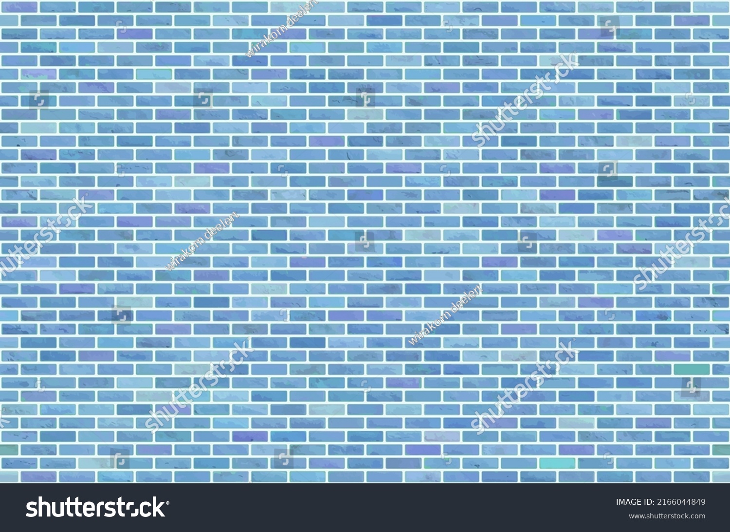 Beautiful Block Brick Wall Seamless Pattern Stock Vector (Royalty Free ...