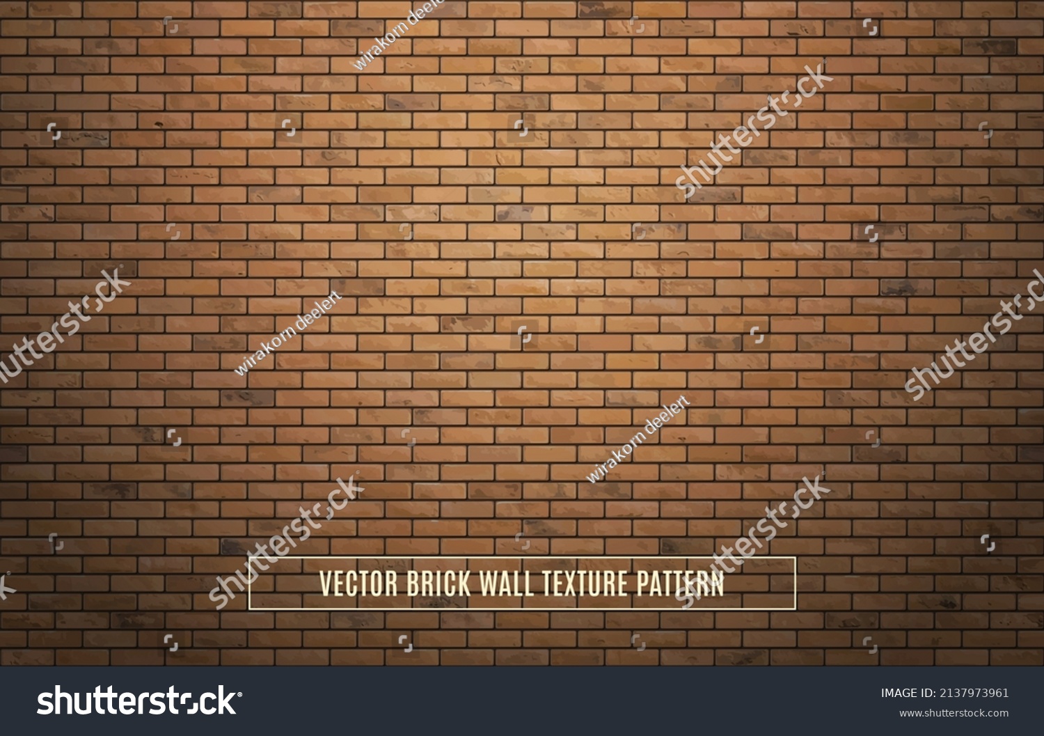 Beautiful Brown Block Brick Wall Pattern Stock Vector (Royalty Free ...