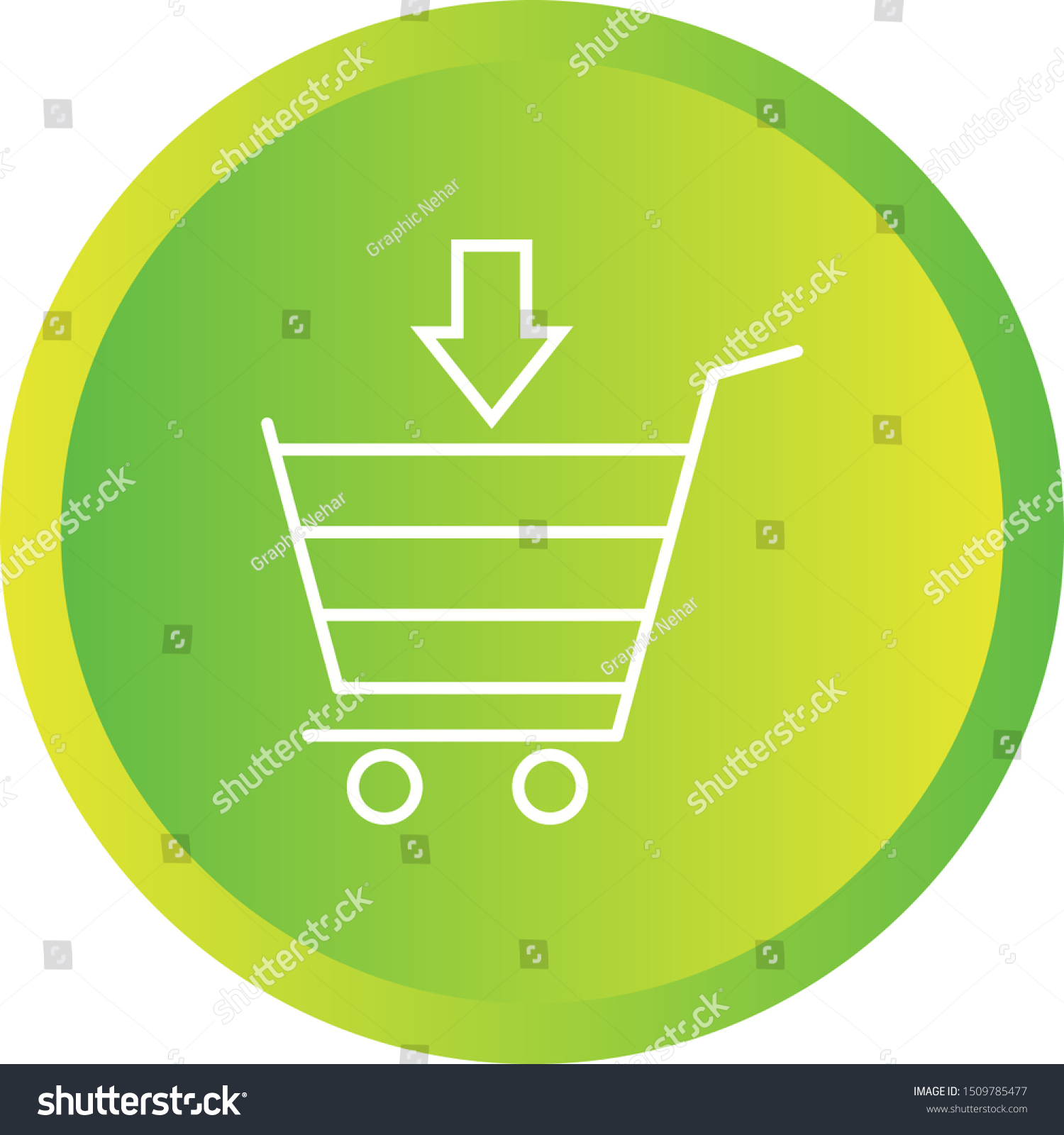 Beautiful Cart Vector Line Icon Stock Vector (Royalty Free) 1509785477 ...