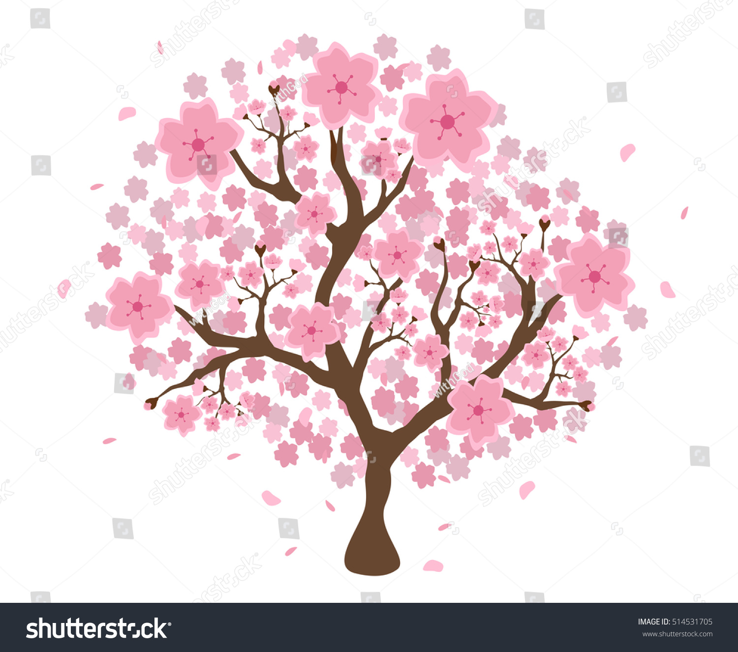 Cherry-blossom-cartoon Images, Stock Photos & Vectors | Shutterstock