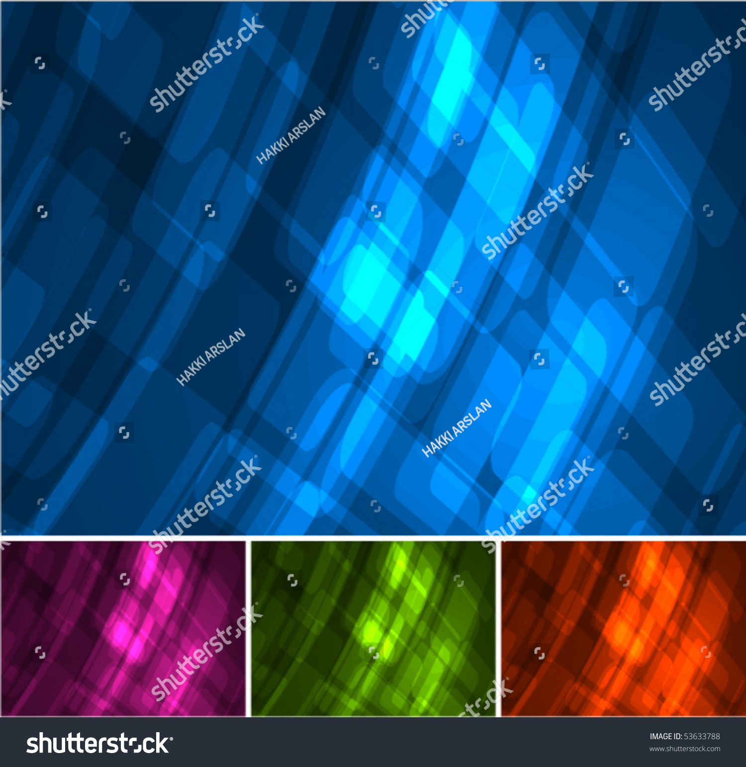 Beautiful Digital Backgrounds Stock Vector (Royalty Free) 53633788 ...