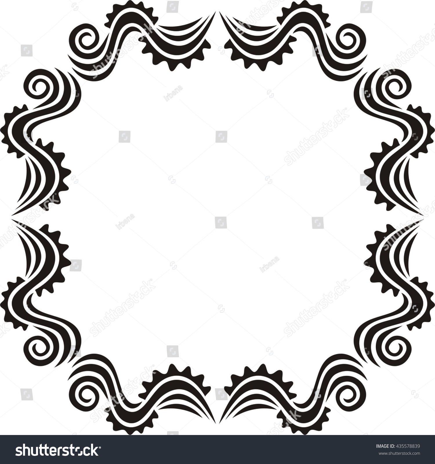 Beautiful Frame Stock Vector (Royalty Free) 435578839 | Shutterstock