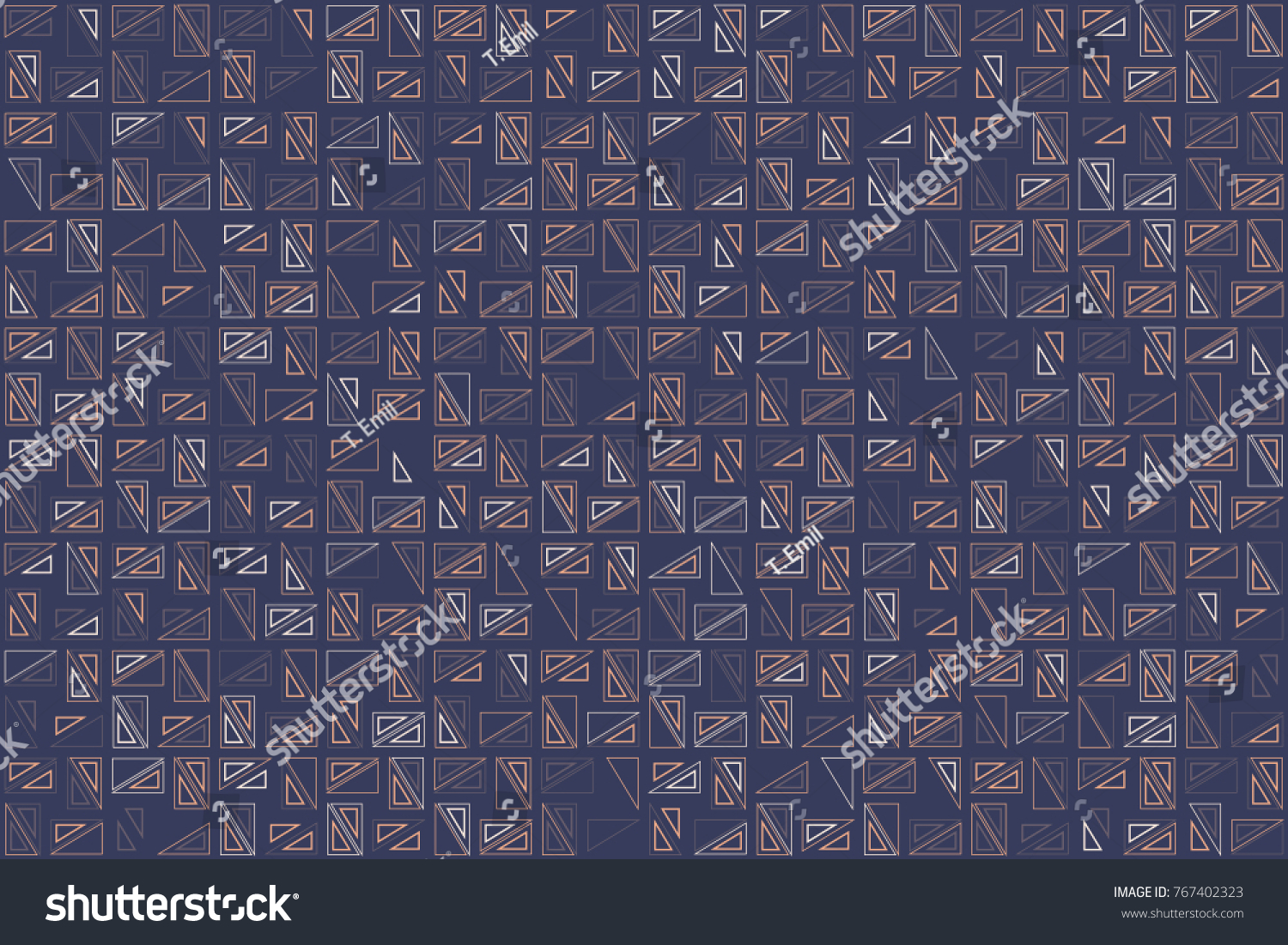 Beautiful Geometric Pattern Design Stock Vector (Royalty Free ...