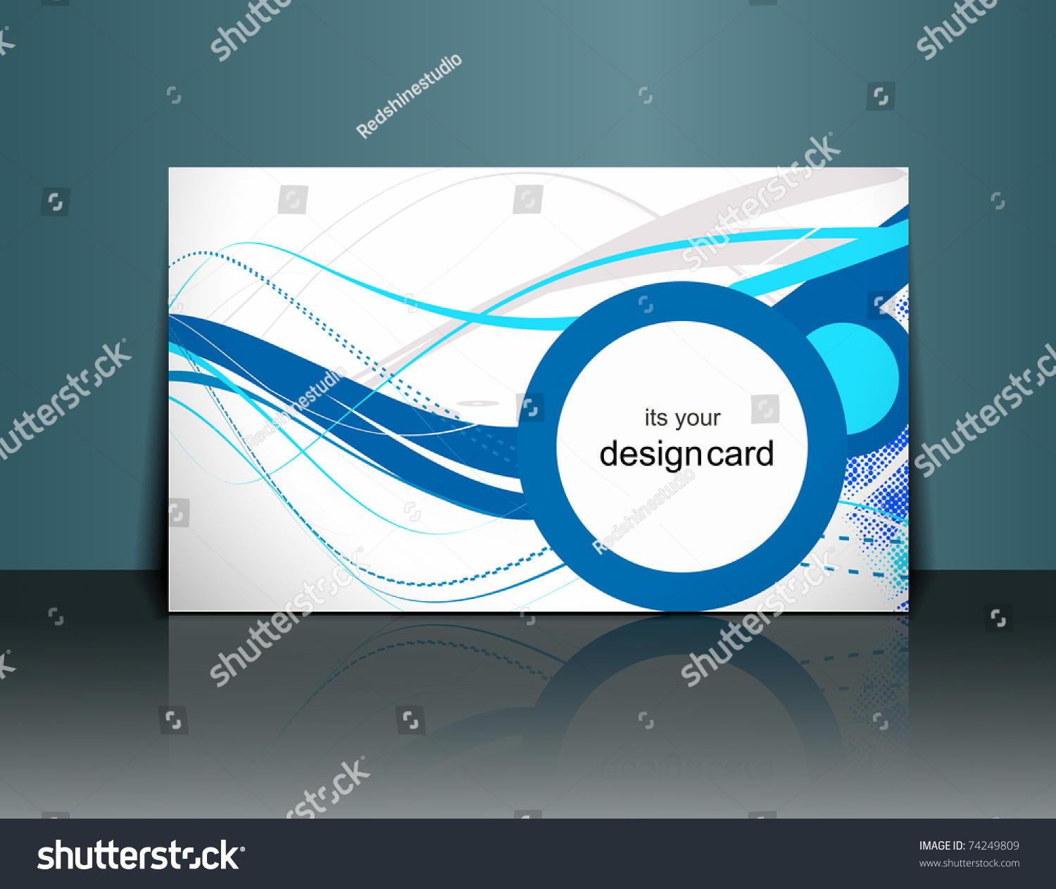 Beautiful Gift Card Design Element Vector Stock Vector (Royalty Free ...