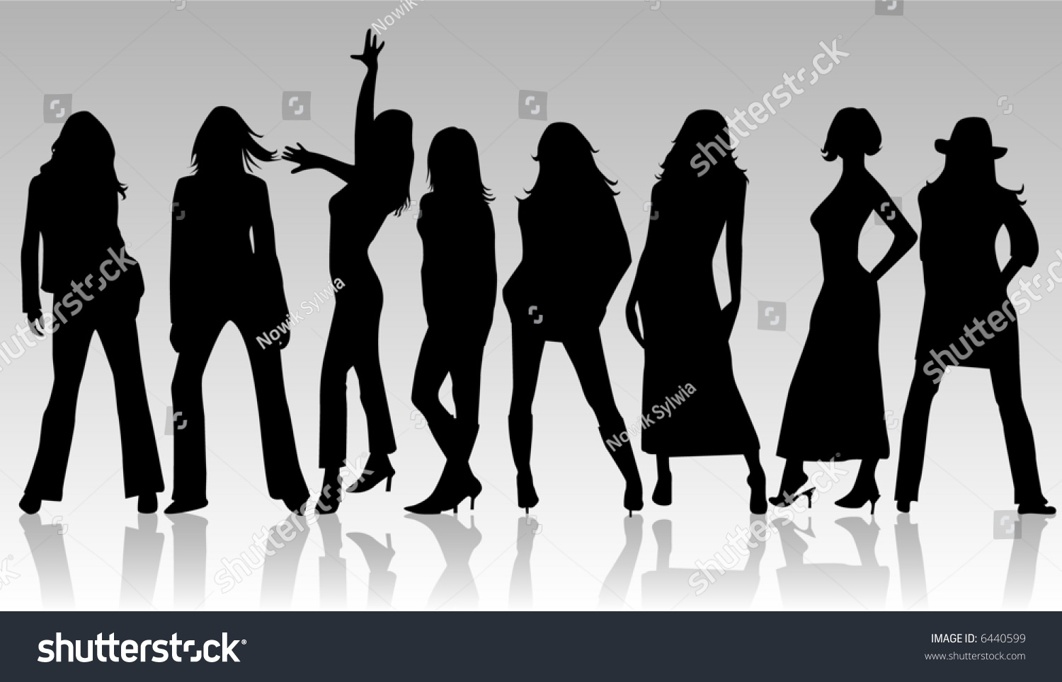 Beautiful Girls Vector Work Stock Vector (Royalty Free) 6440599 ...