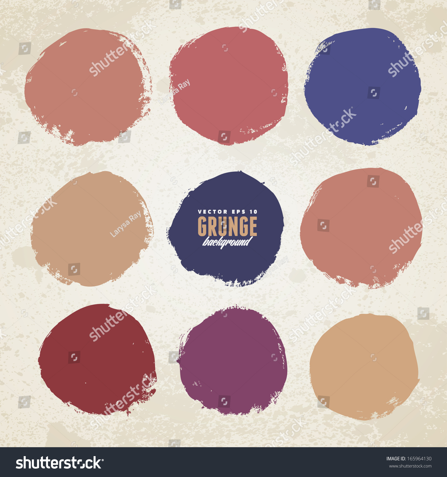 Beautiful Grunge Design Elements Vector Illustration Stock Vector ...