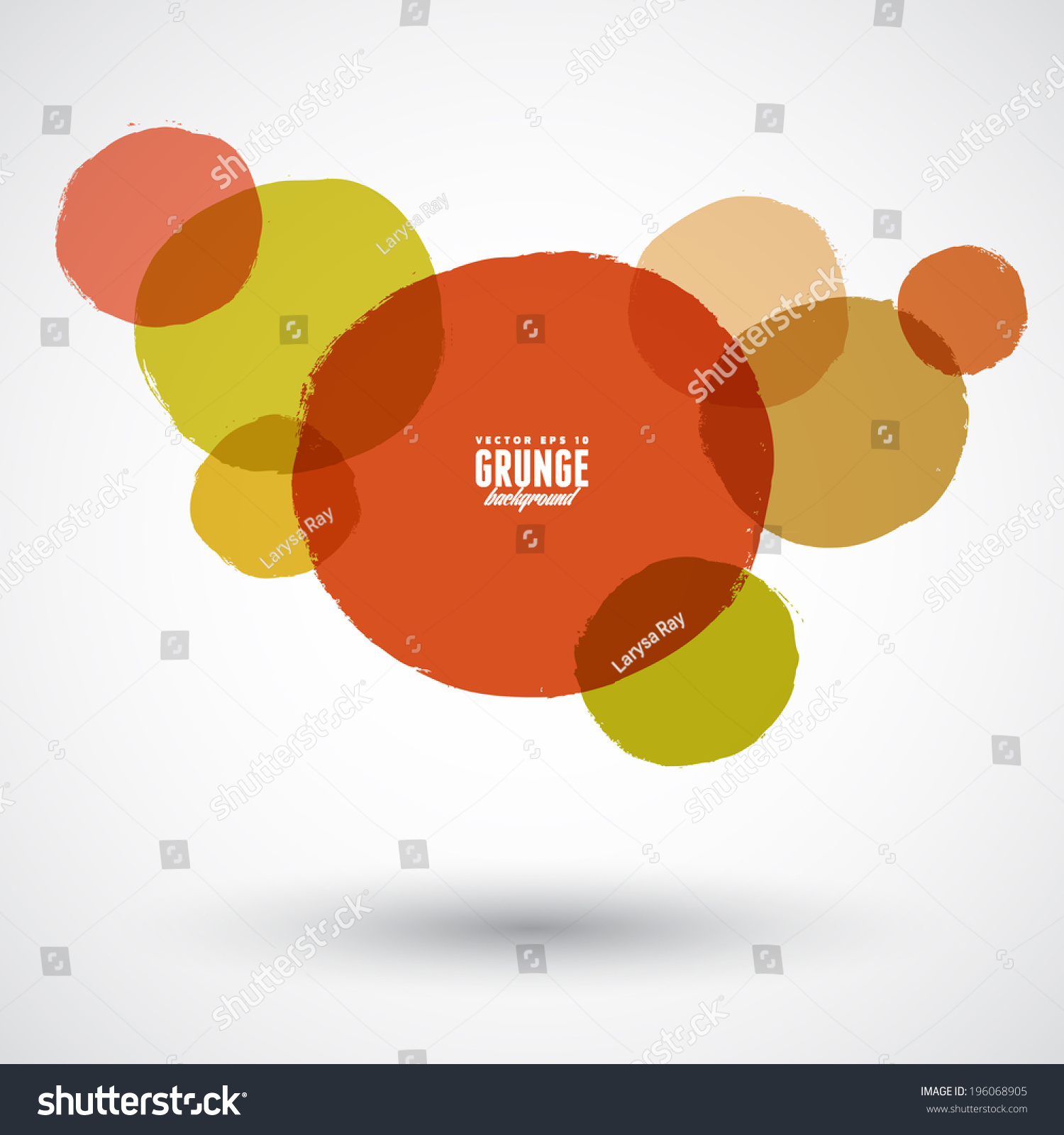 Beautiful Grunge Design Elements Vector Illustration Stock Vector ...