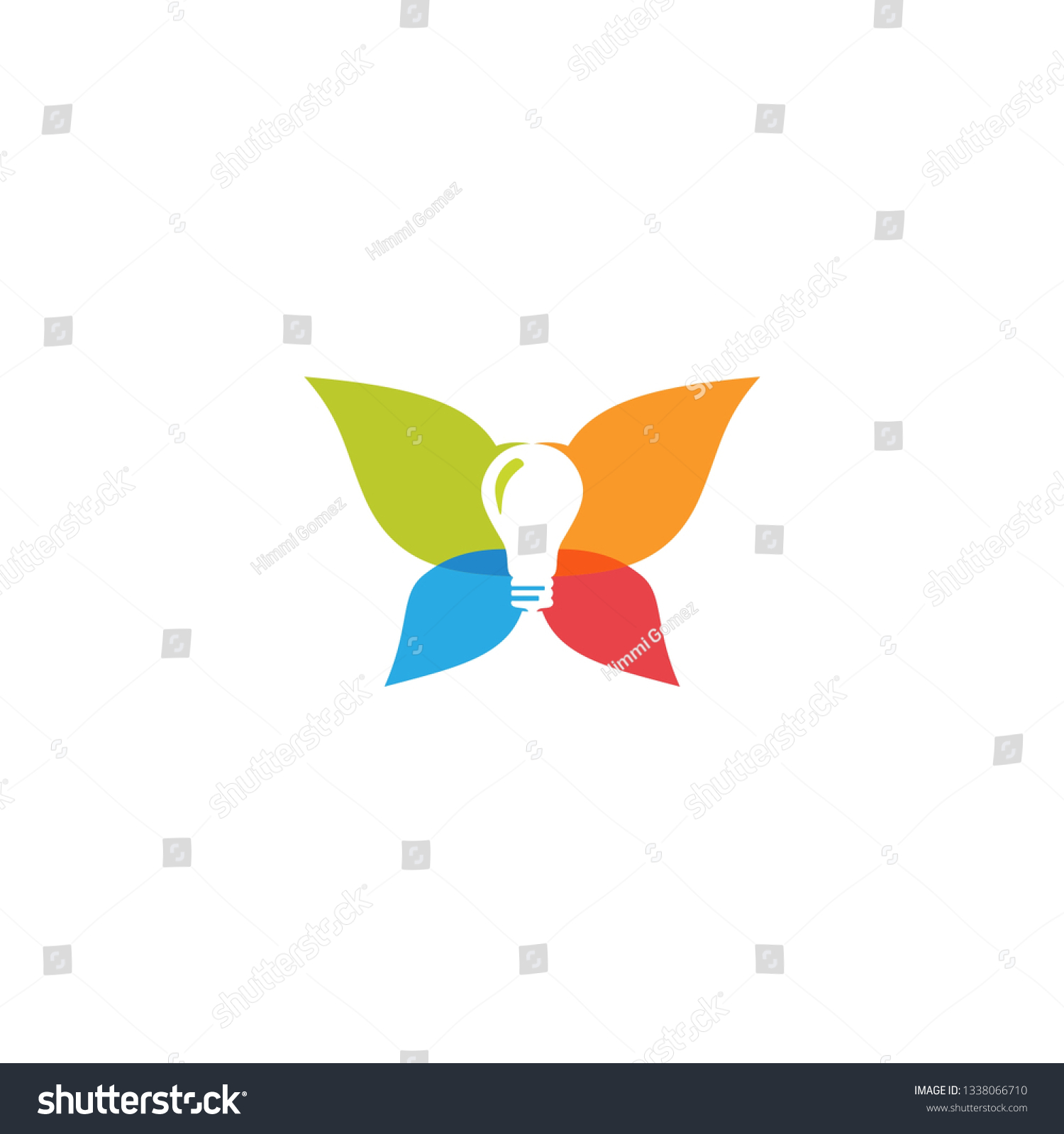 Beautiful Ideas Logo Icon Stock Vector (Royalty Free) 1338066710