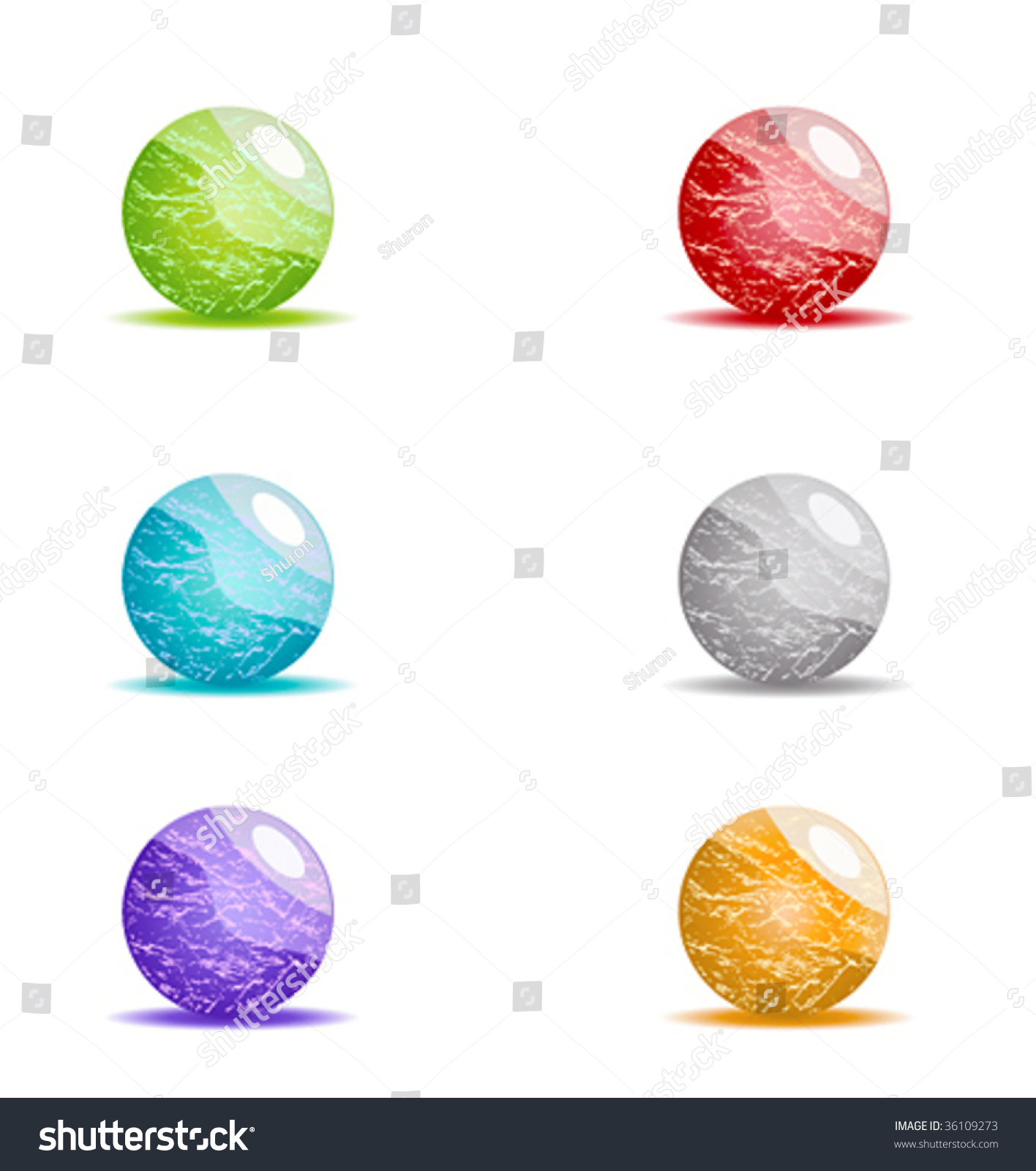 Beautiful Shiny Orbs Marble Texture Vector Stock Vector (Royalty Free ...
